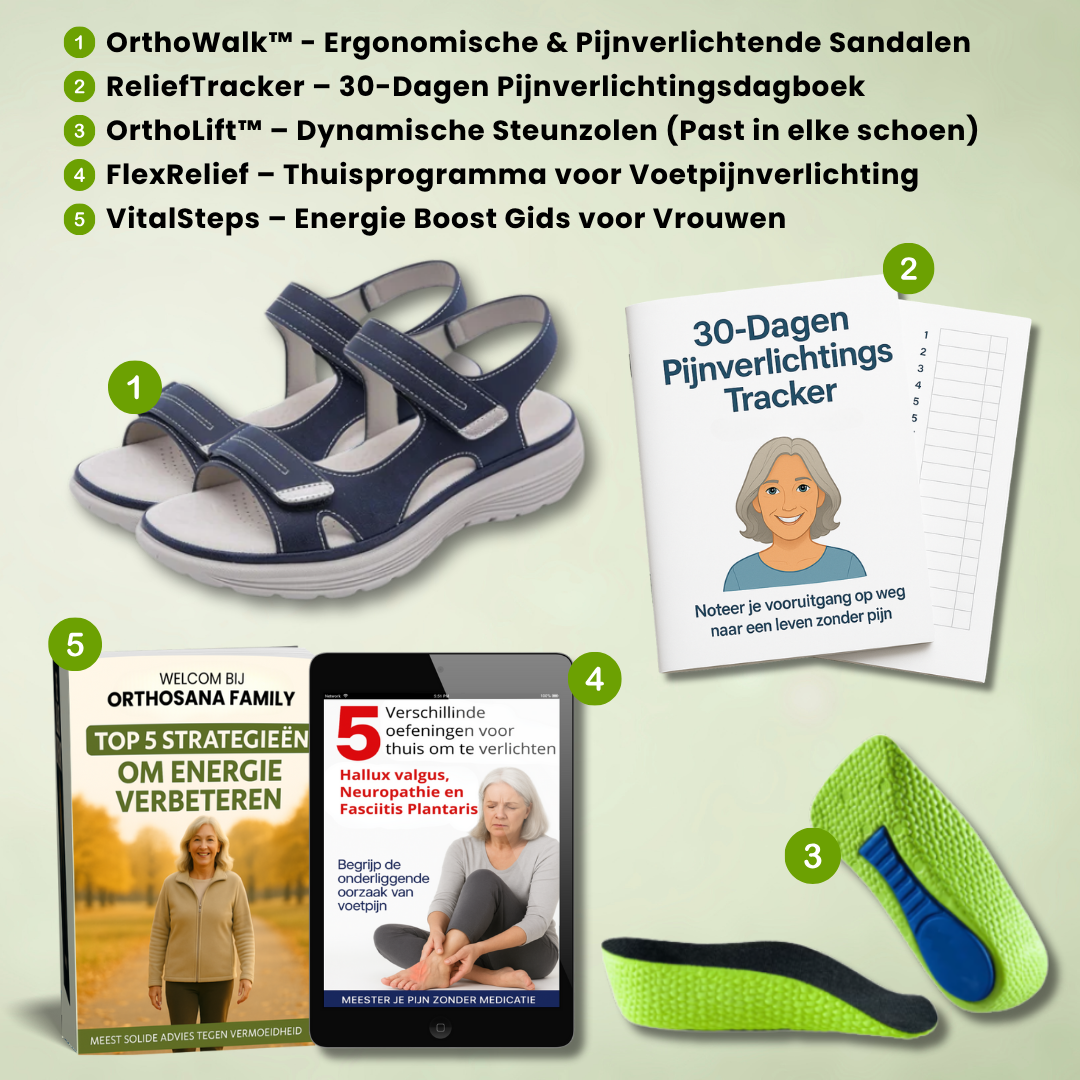 OrthoWalk™ - Ergonomische, Pijnverlichtende en Antislip Sandalen – Orthosana Nederland